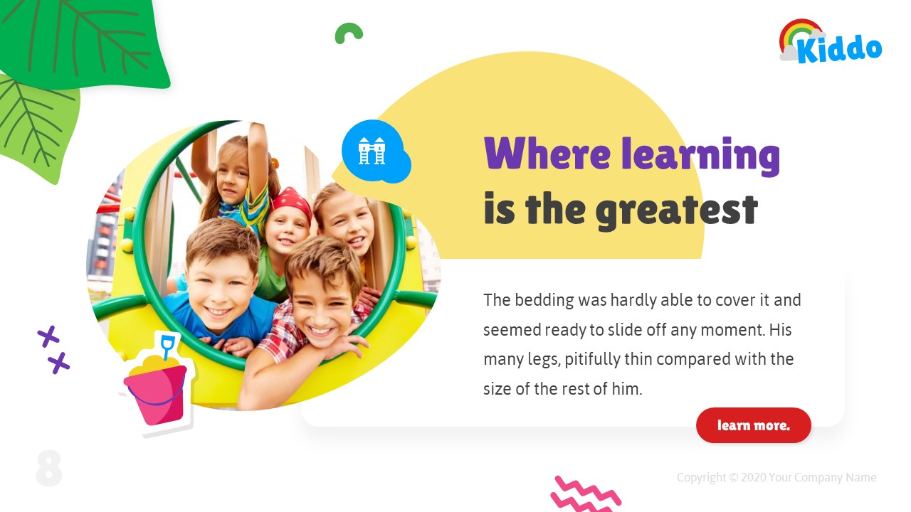 Kiddo Education PowerPoint Presentation Template by RRgraph | GraphicRiver